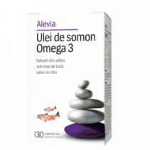 Ulei de somon Omega 3 x 30 capsule moi Alevia