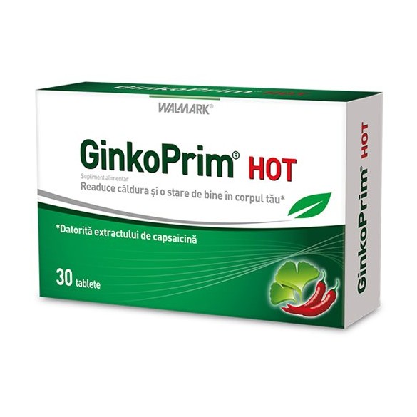 GinkoPrim Hot x 30 tablete Walmark