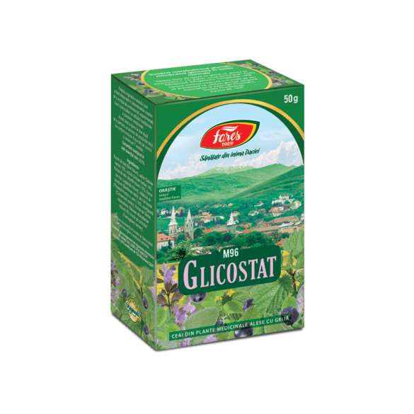 Glicostat M96 Ceai medicinal x punga 50 gr Fares