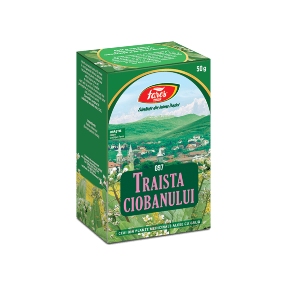Traista Ciobanului Iarba G97 Ceai medicinal x punga 50 gr Fares