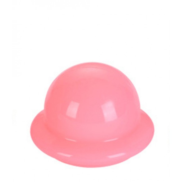 Ventuza L Tip Bulb din Silicon pentru Masaj Corporal Roz