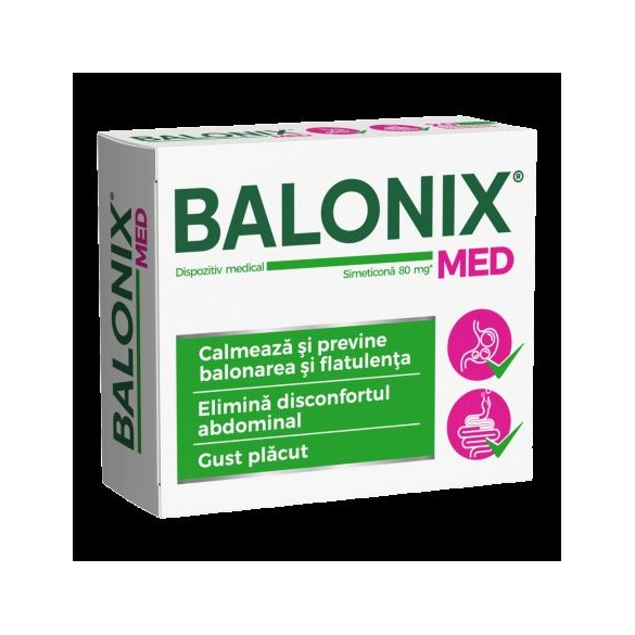 Balonix Med x 10 comprimate masticabile Fiterman Pharma