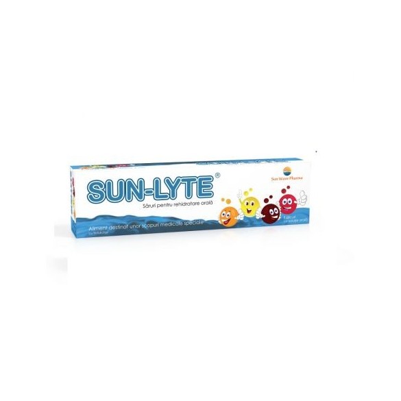 Sun-Lyte Saruri de rehidratare x 8 plicuri SunWave Pharma